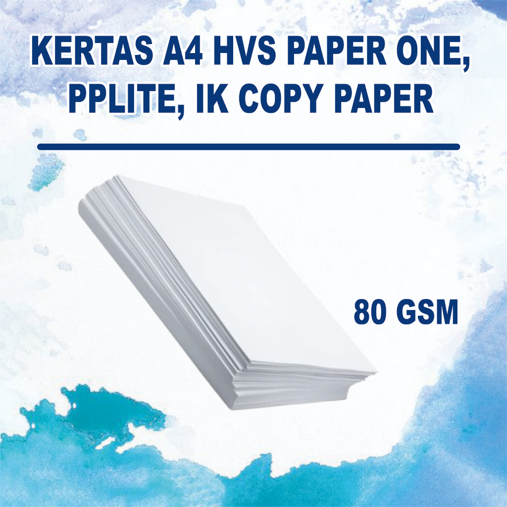 Jual KERTAS A4 HVS 80 GSM MURAH PAPER ONE, PPLITE, IK COPY PAPER ...