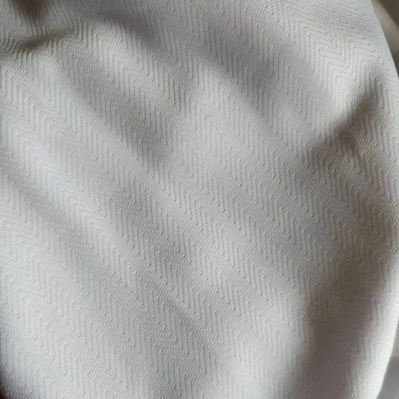 Jual Bahan Kain Drifit Milano Putih Premium Jersey Dryfit Polyster ...