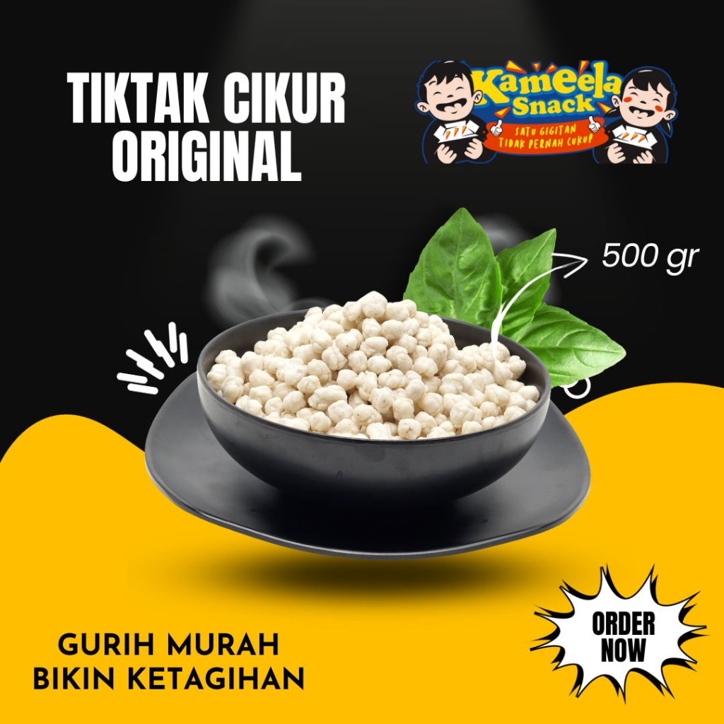 Jual Kameela Snack Tik Tak Cikur Ori 500gr | Shopee Indonesia