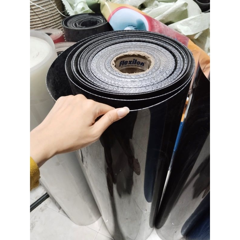 Jual Fiber Pagar Plastik / Penutup Pagar Plastik Motif Polos Flexilon ...