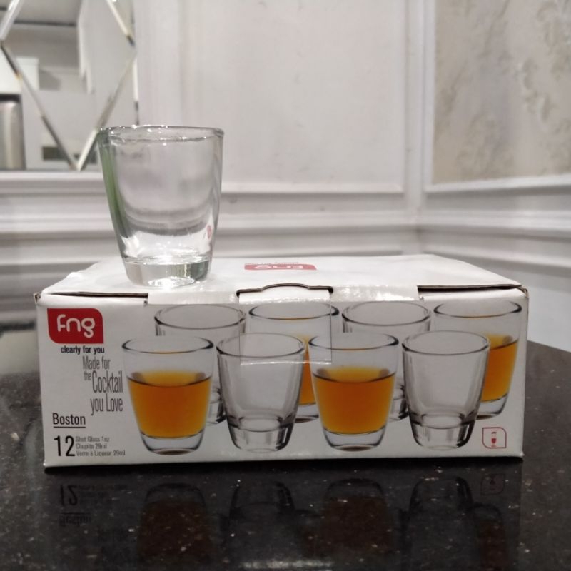 Jual Sloki Boston P6-1abf Set isi 12 pcs | Gelas Kaca Kecil | Gelas ...