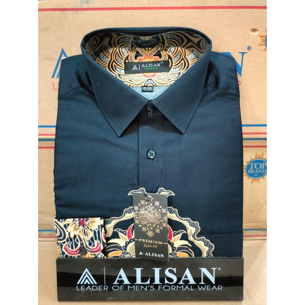 Jual Alisan Kemeja Batik Premium SLIMFIT Panjang | Shopee Indonesia