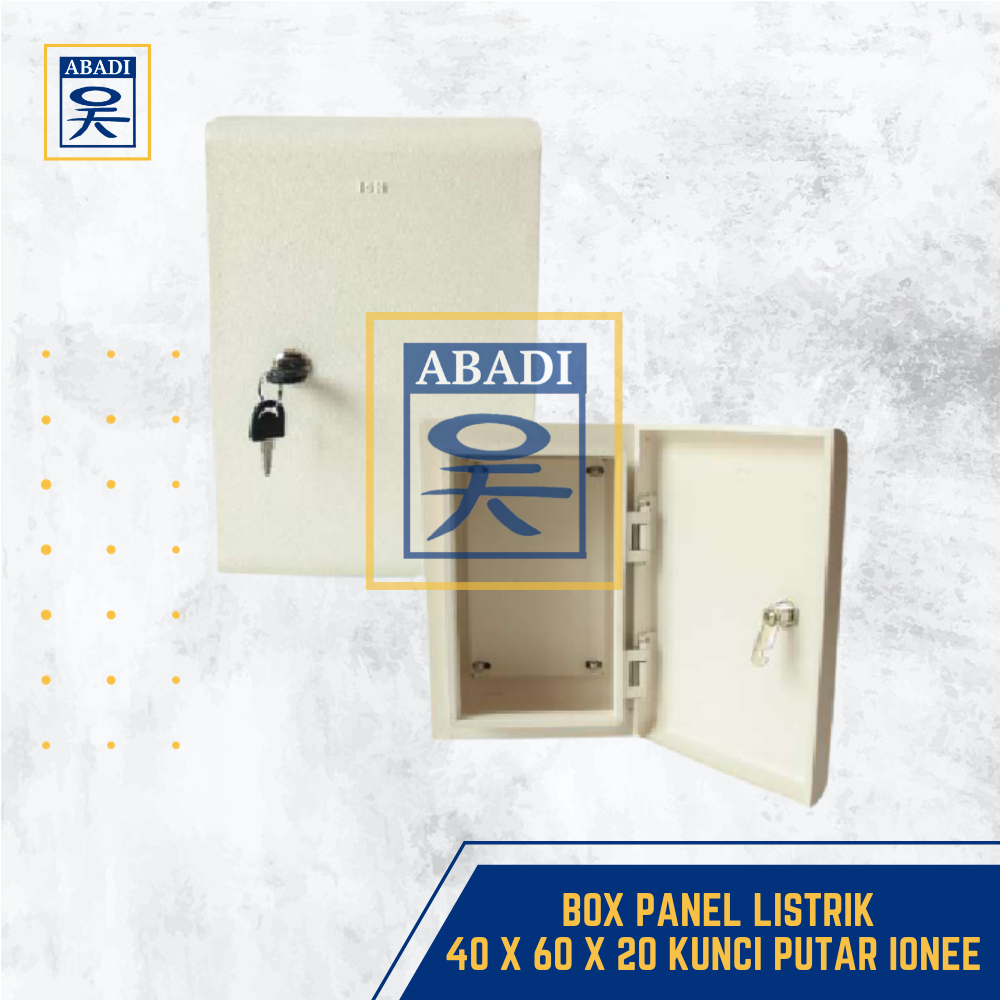 Jual BOX PANEL LISTRIK 40 X 60 X 20 KUNCI PUTAR IONEE | Shopee Indonesia