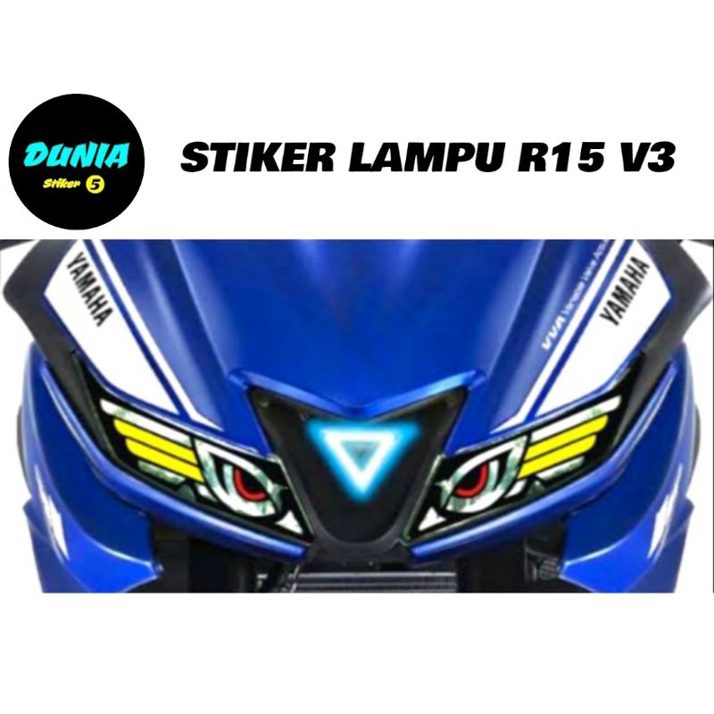 Jual STIKER LAMPU VARIASI MATA ELANG R15 V3 | Shopee Indonesia