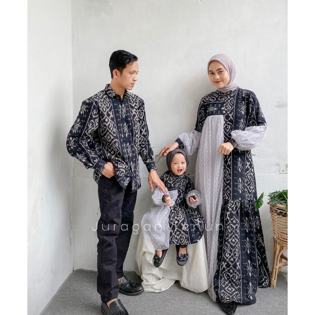 Jual BAJU TENUN SARIMBIT - COUPLE BARAKA - COUPLE KONDANGAN DAN LEBARAN ...