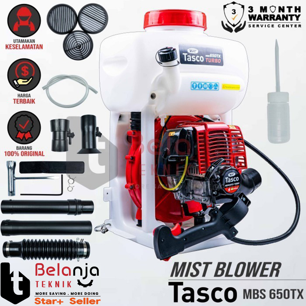 Jual TASCO Mist Blower MBS 650 TX Turbo Mesin Semprot Hama MBS650TX 4 ...