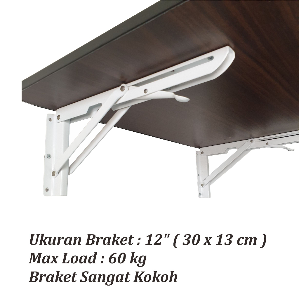 Jual Mega_1688 Meja Lipat Dinding Meja Ambalan 60 x 40 CM MG794 ...