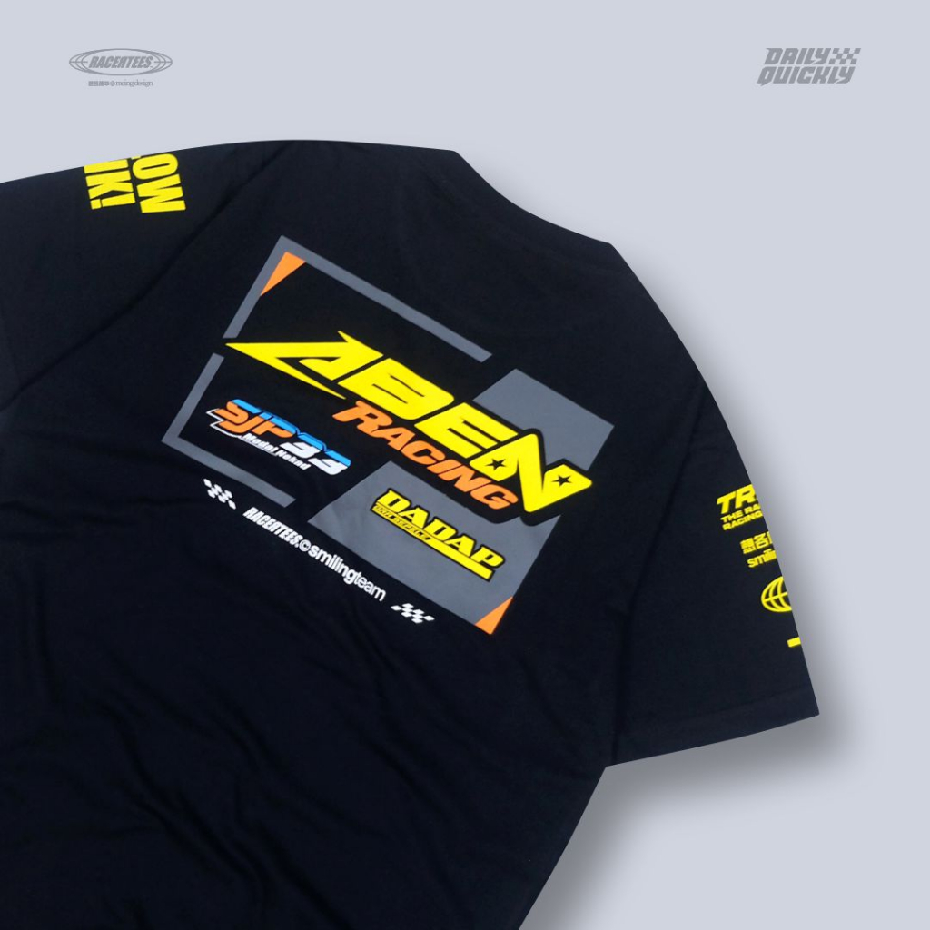 Jual RACERTEES X ABEN RACING #2 2023 (black) | Shopee Indonesia
