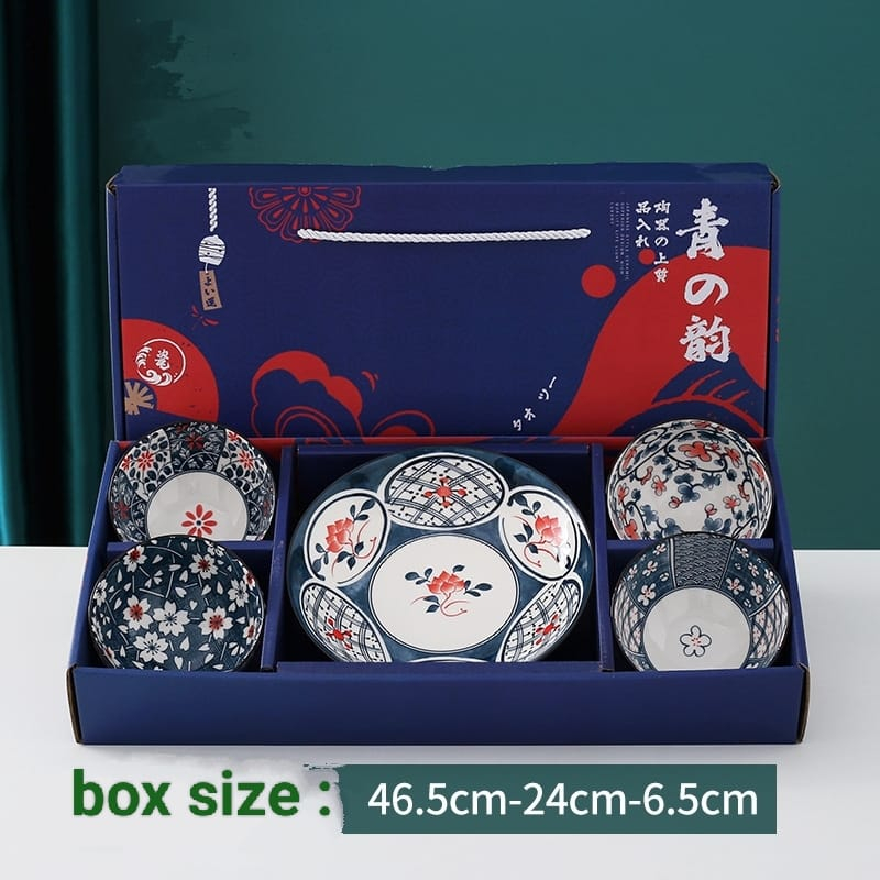 Jual Cane flower Japanese Plate bowl Set Souvenir Mangkok Piring ...