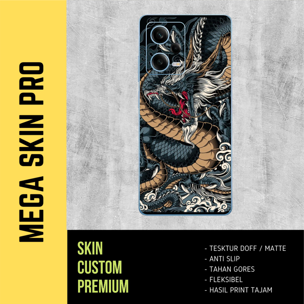 Jual Skin Redmi Note 12 Pro 5G full body - isi 2 buah - dragons ...