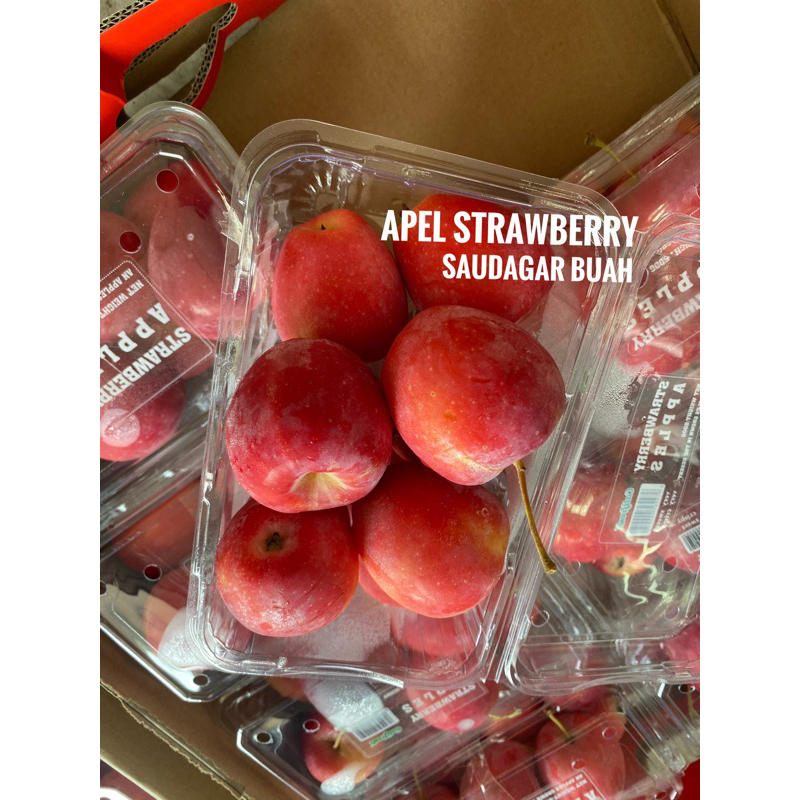 Jual BUAH APEL STRAWBERRY FRESH / Strawberry apple Rockit manis ...