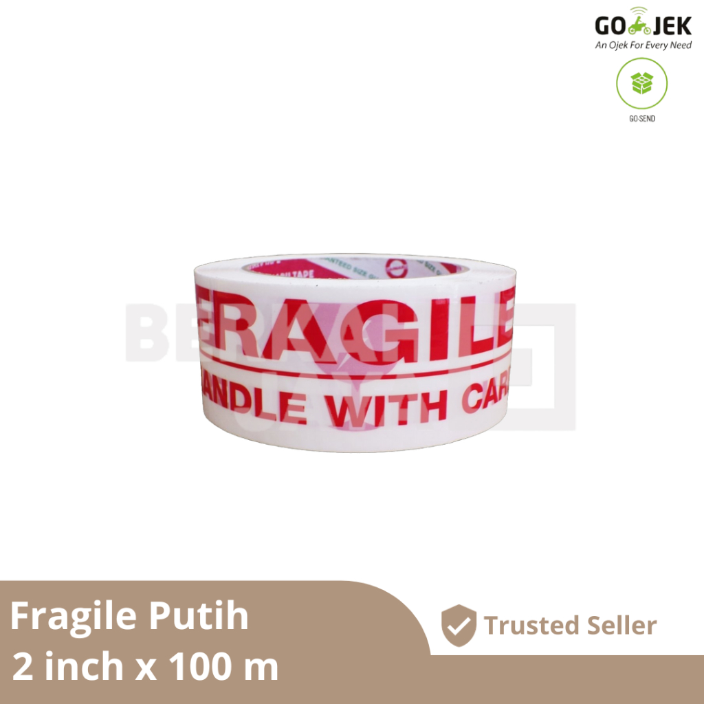 Jual Lakban/Selotip/Isolasi DAIMARU Jangan Dibanting/Fragile Warna ...