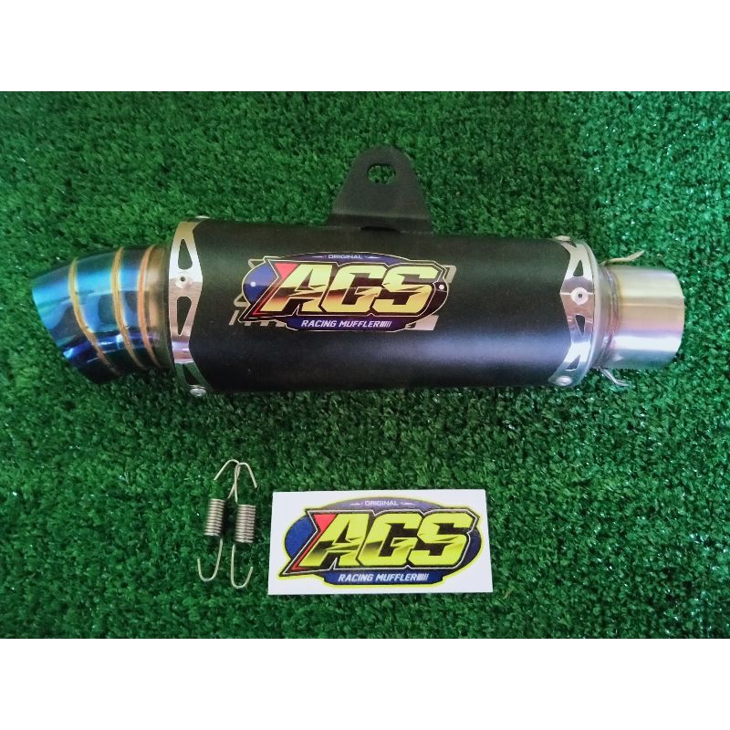 Jual SILINCER KNALPOT ORIGINAL AGS INLET 50, BLACK COATING. | Shopee ...