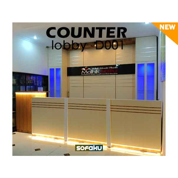 Jual Meja Konter Lobby - Counter Foyer Set Backdrop Office - Meja ...