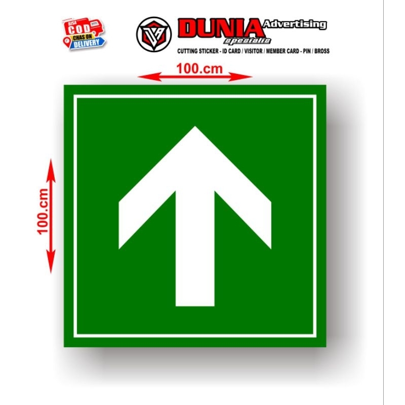 Jual STICKER SIGN PANAH NAIK TURUN | Shopee Indonesia
