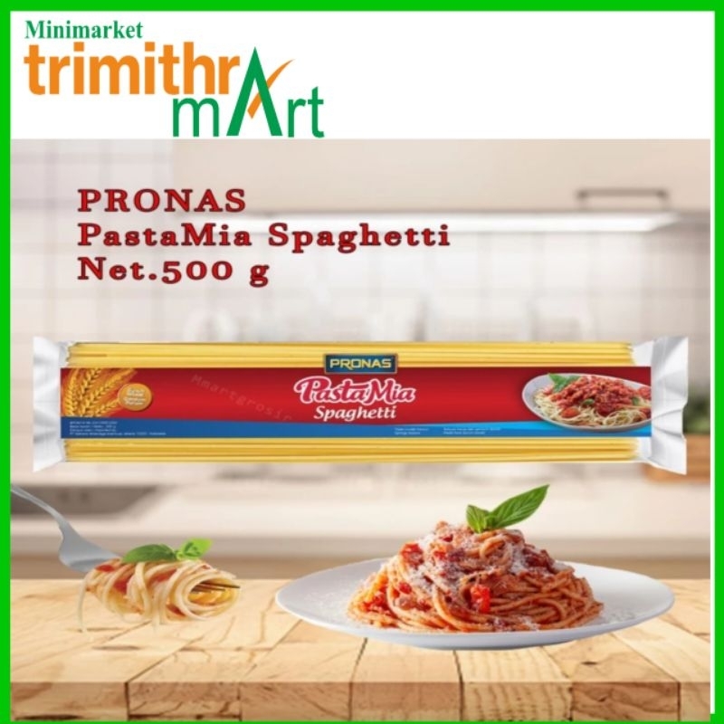 Jual PastaMia Spaghetti PRONAS 500G | Shopee Indonesia