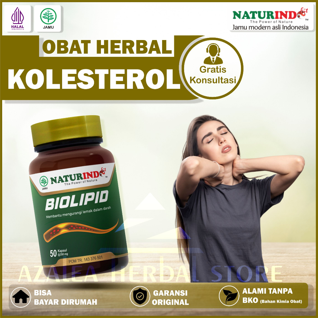 Jual Obat Kolesterol Kolestrol Tinggi Tangan Kesemutan Herbal Biolipid ...