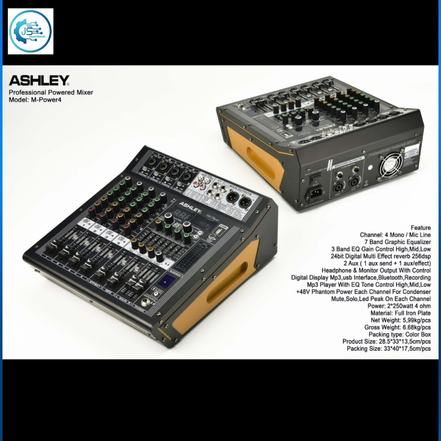 Jual power mixer ashley m power4 power 4 4CH soundcard bluetooth original | Shopee Indonesia