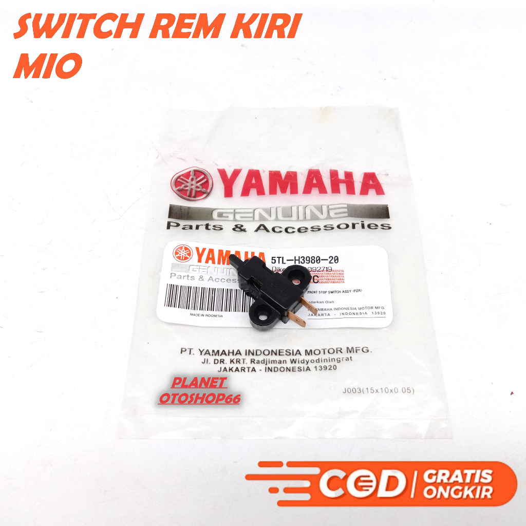 Jual SWITCH REM KIRI YAMAHA MIO Switch Rem Belakang Kiri Stop Mio J M3 ...