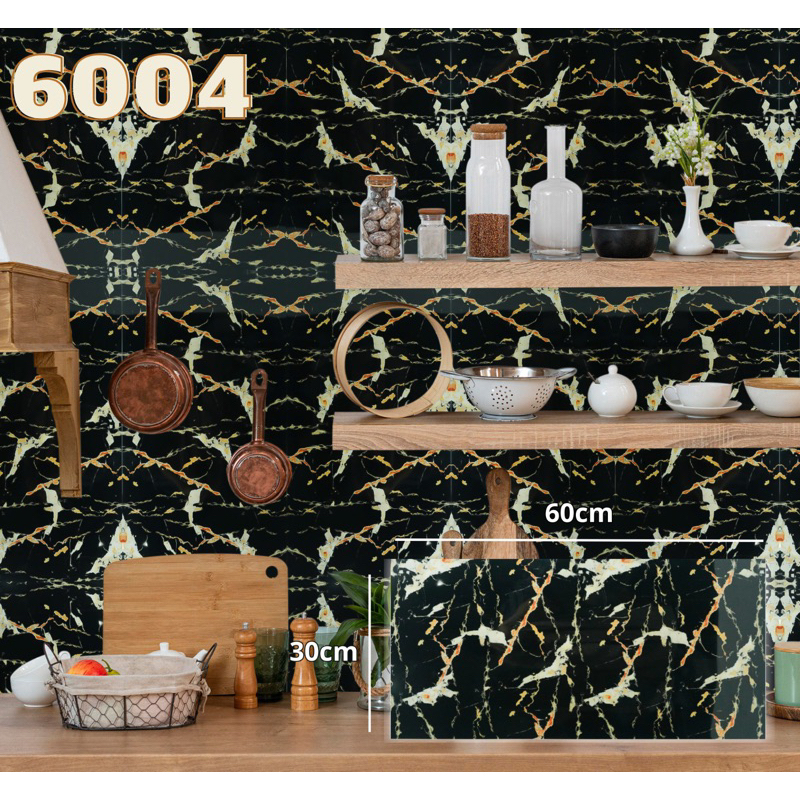 Jual Wallpaper dinding marble 60cmx30cm/Wallfoam marble/sticker marble ...