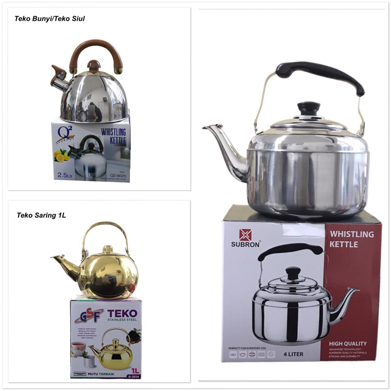 Jual Teko Siul/Teko Bunyi 2,5L & 4L | Shopee Indonesia