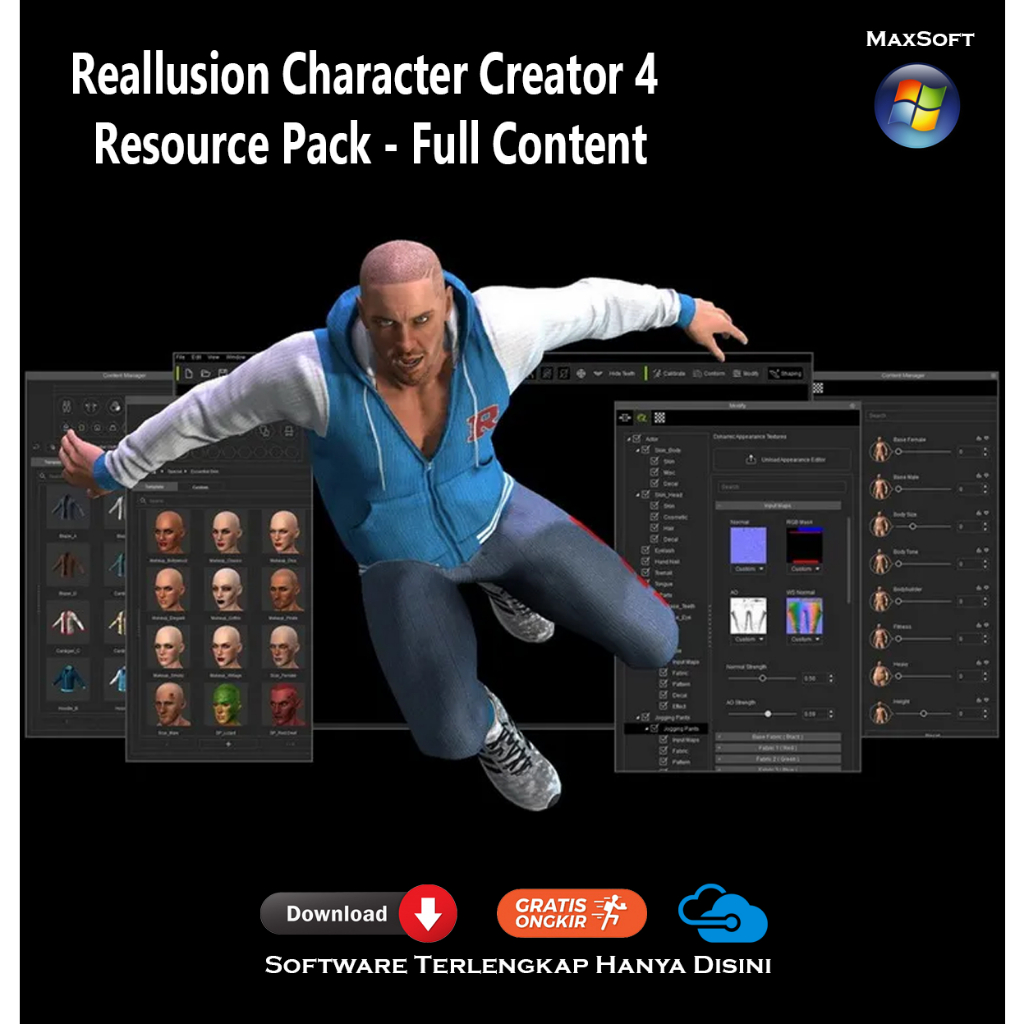 Jual Character Creator 4 Full Content Pack - PC Software | Shopee Indonesia