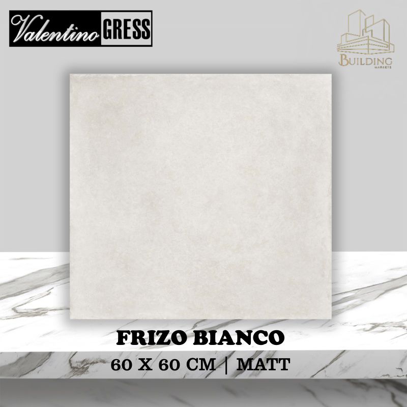 Jual Granite Lantai 60x60 FRIZO BIANCO/MATT/STONE/CARPORT/VALENTINO GRESS | Shopee Indonesia