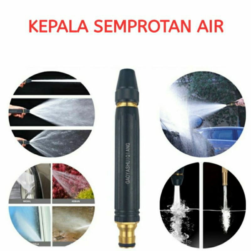 Jual RD Kepala Semprotan Air Spray Water Stream Hose Nozzle Selang ...
