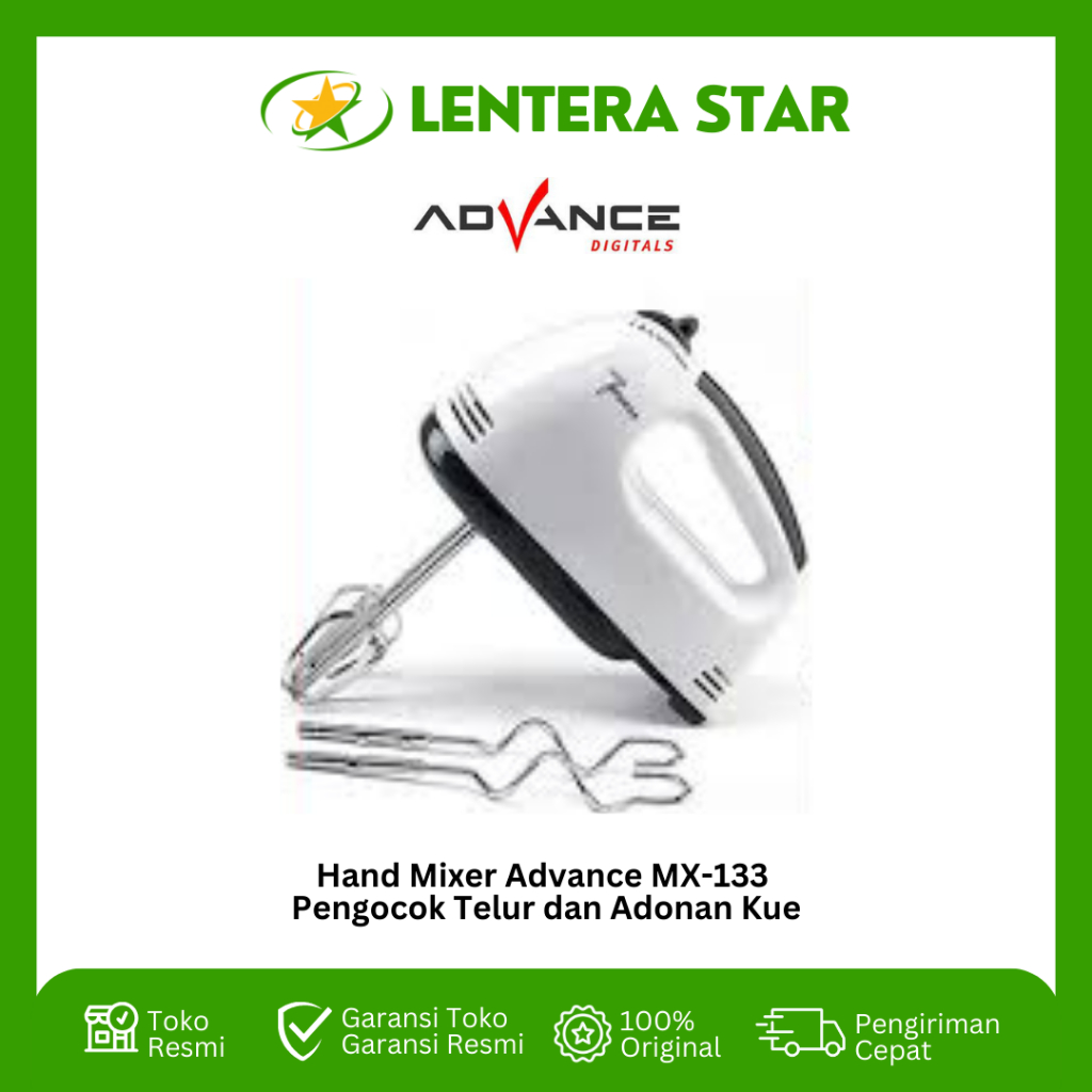 Jual Hand Mixer Advance MX133 MX-133 Pengocok Telur dan Adonan Kue ...