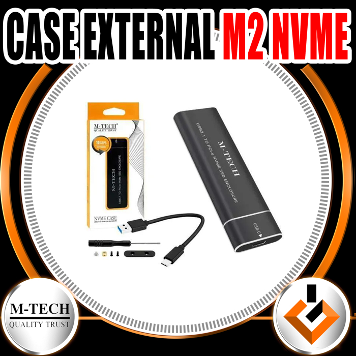 Jual Case external Enclosure SSD M2 NVME PCIe 3.0 USB 3.1 | Shopee ...