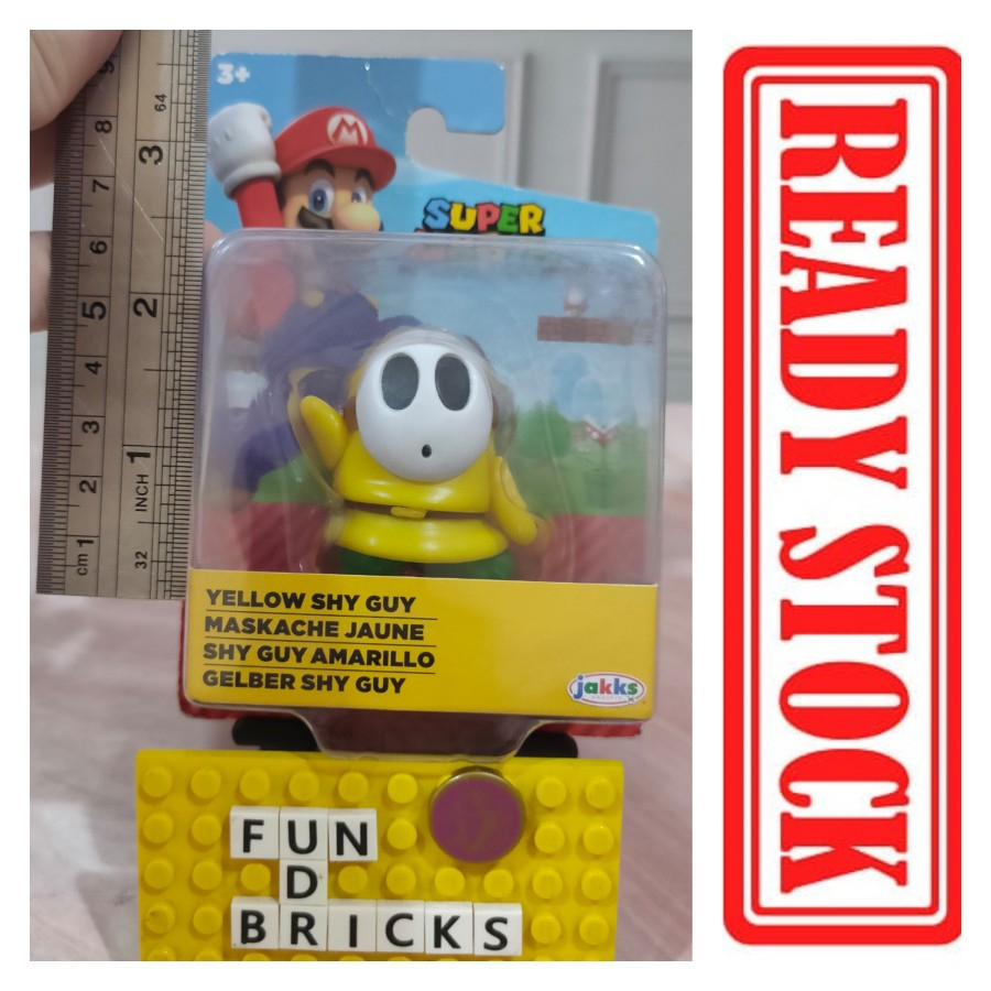 Jual Jakks Super Mario Yellow Shy Guy | Shopee Indonesia