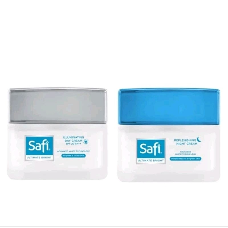 Jual Safi Ultimate Bright Illuminating Day / Night Cream Spf 20 PA ++ 25gr / 45gr | Shopee Indonesia