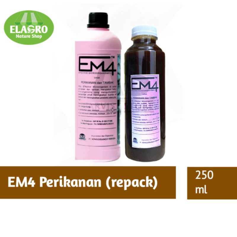 Jual em4 perikanan dan tambak warna pink kemasan repack 250 ml | Shopee ...