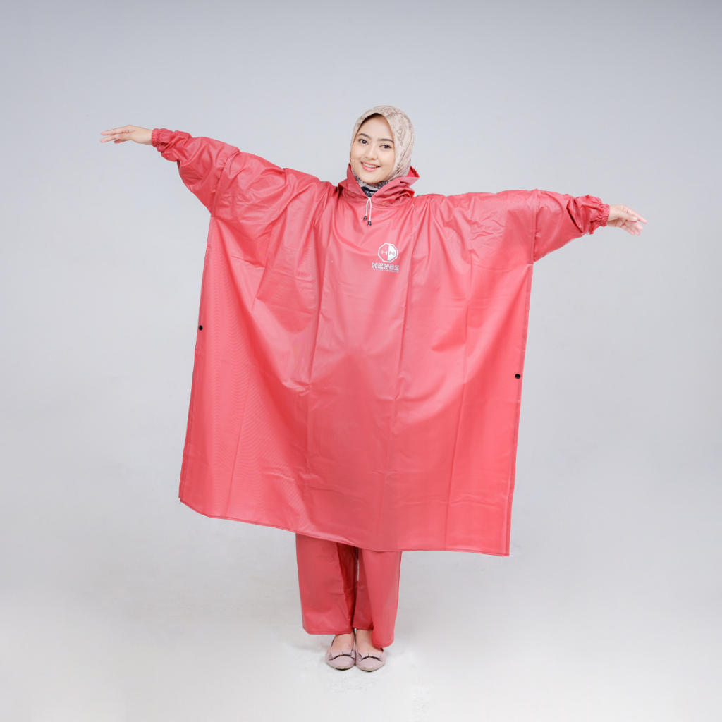 Jual Jas Hujan Jumbo Mantel Hujan Ponco Kelelawar JUMBO Pria Wanita Original HENDZ | Shopee ...