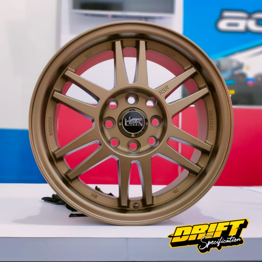 Jual Velg Racing HSR BOROKO BLY R15 Lebar 6,5 Lubang 4 untuk mobil March KIA Wuling Sigra Calya ...
