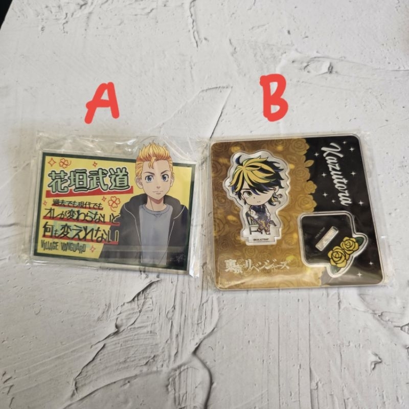 Jual official merch tokyo revengers acrylic takemichi kazutora opened ...