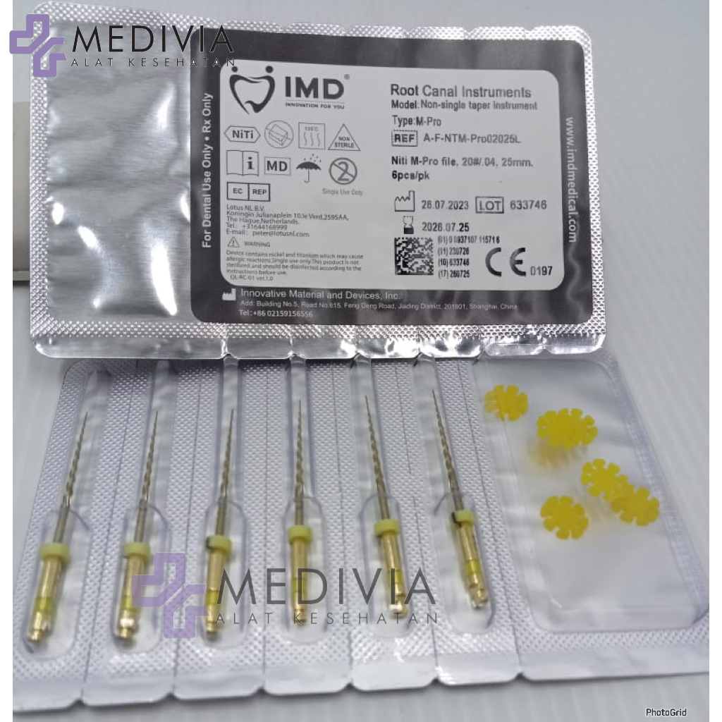 Jual Protaper rotary files/ M pro 3 file system/ file endomotor rotary ...