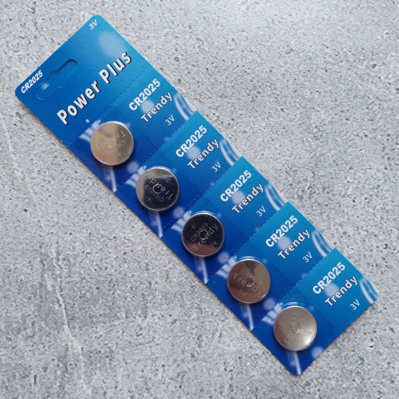 Jual Battery Batu Baterai Jam Batre Kalkulator Timbangan CR2025 TRENDY ...