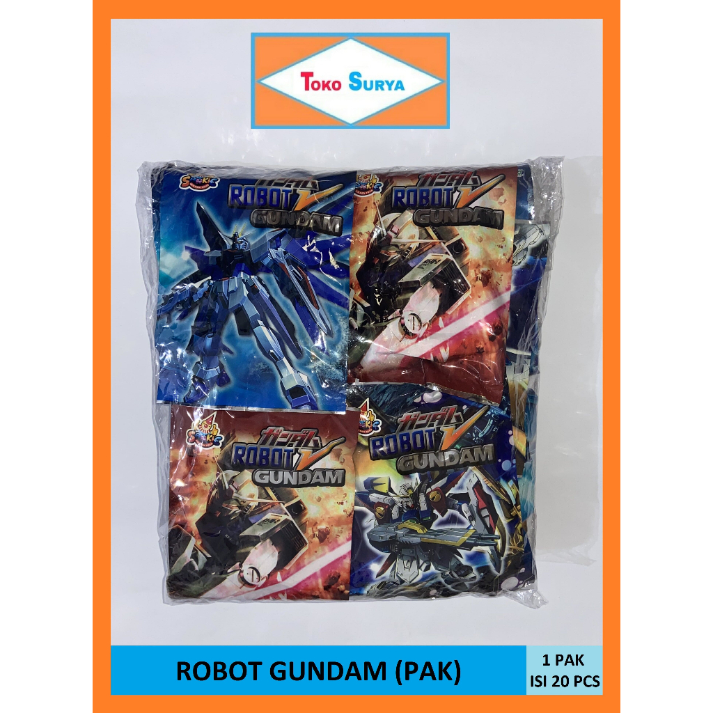Jual [GROSIR] Sankie Robot Gundam Mainan Robot Rakit Anak 1 Pak Isi 20 ...