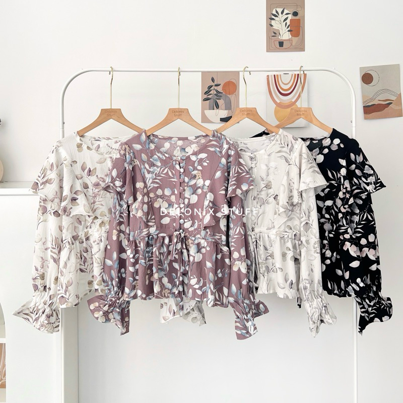 Jual DELONIX | MIKAYLA FLOWER TOP | Shopee Indonesia