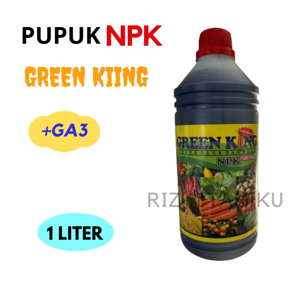 Jual Pupuk NPK Green Kiing King Plus GA3 1 Liter pupuk cair | Shopee Indonesia