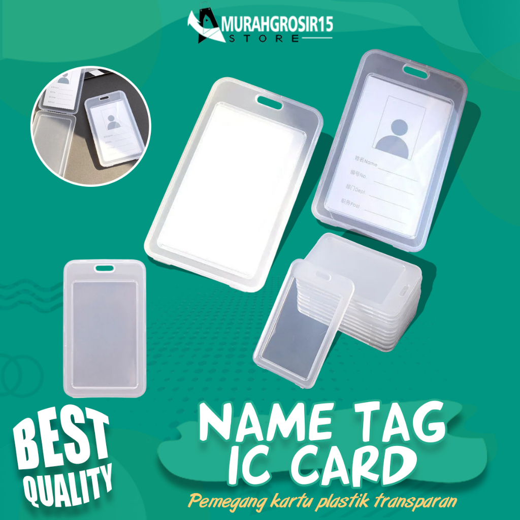 Jual Frame Id Card Casing Id kotak Cassing Id Card Kotak Name Tag Id ...