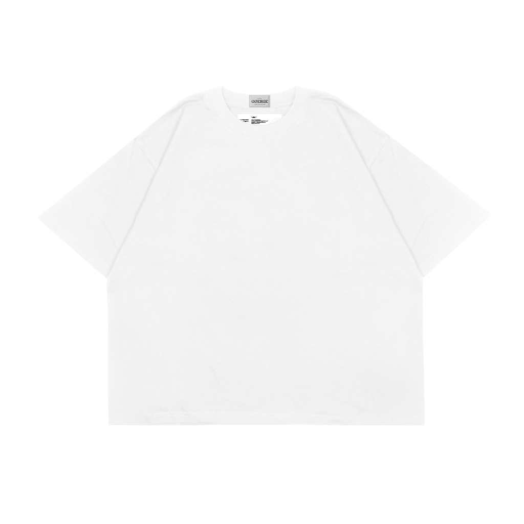 Jual Kaos White Boxy Oversize Tshirt 20s - POLOS PUTIH - GRG - Uncle ...