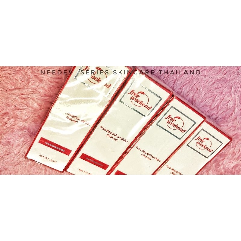 Jual FREE WEEKEND (PURE BEAUTY FONDATION) Shade Natural ORI THAILAND ...