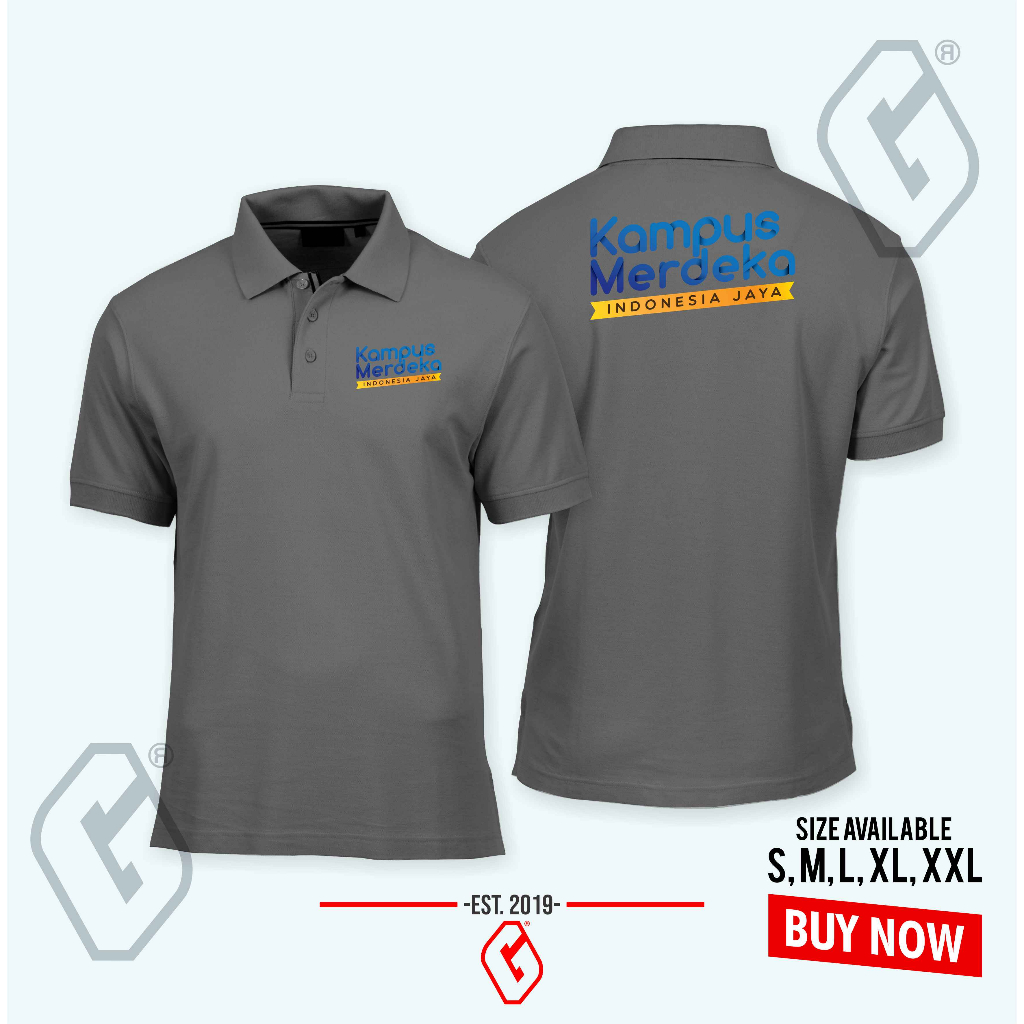 Jual polo shirt kampus merdeka / baju kerah kampus merdeka | Shopee ...
