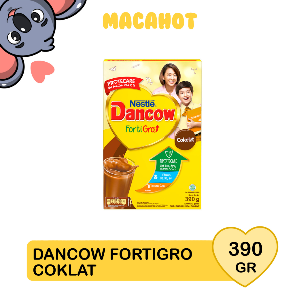 Jual MC DANCOW FORTIGRO INSTANT-FULL CREAM-COKLAT 390GR 390 GR INSTANTS ...