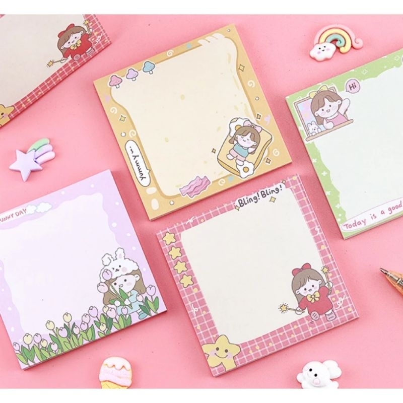 Jual Sticky Note Lucu Karakter Sticky Notes (part 2of2) | Shopee Indonesia