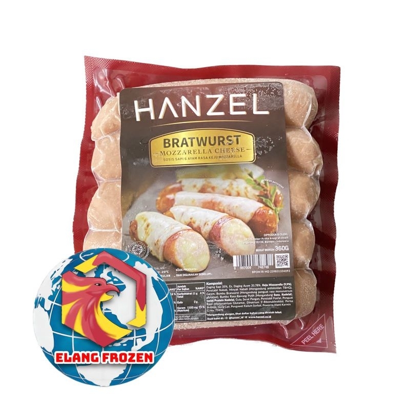 Jual Hanzel Sosis Bratwurst Cheese 5 pc | Shopee Indonesia
