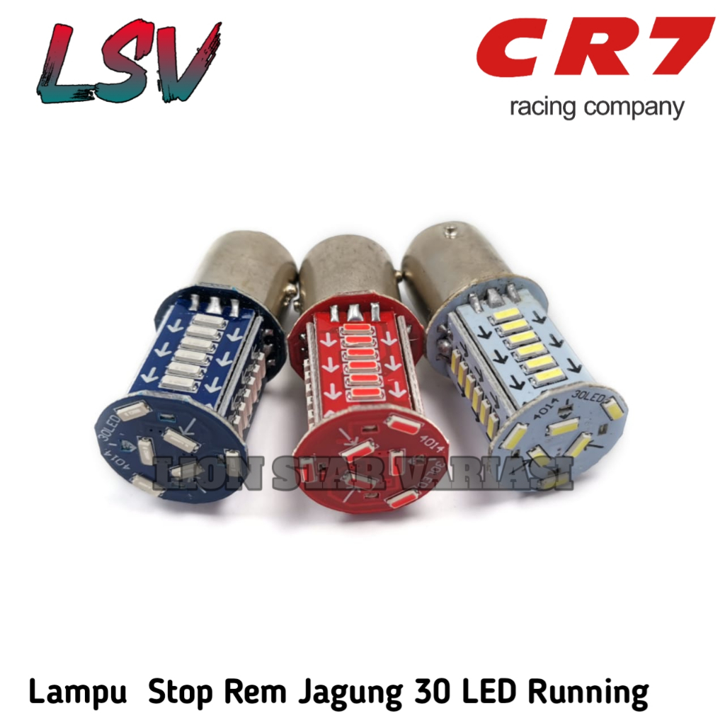 Jual Lampu Stop Rem Model Jagung 30 Mata LED Running Motor Mobil ...