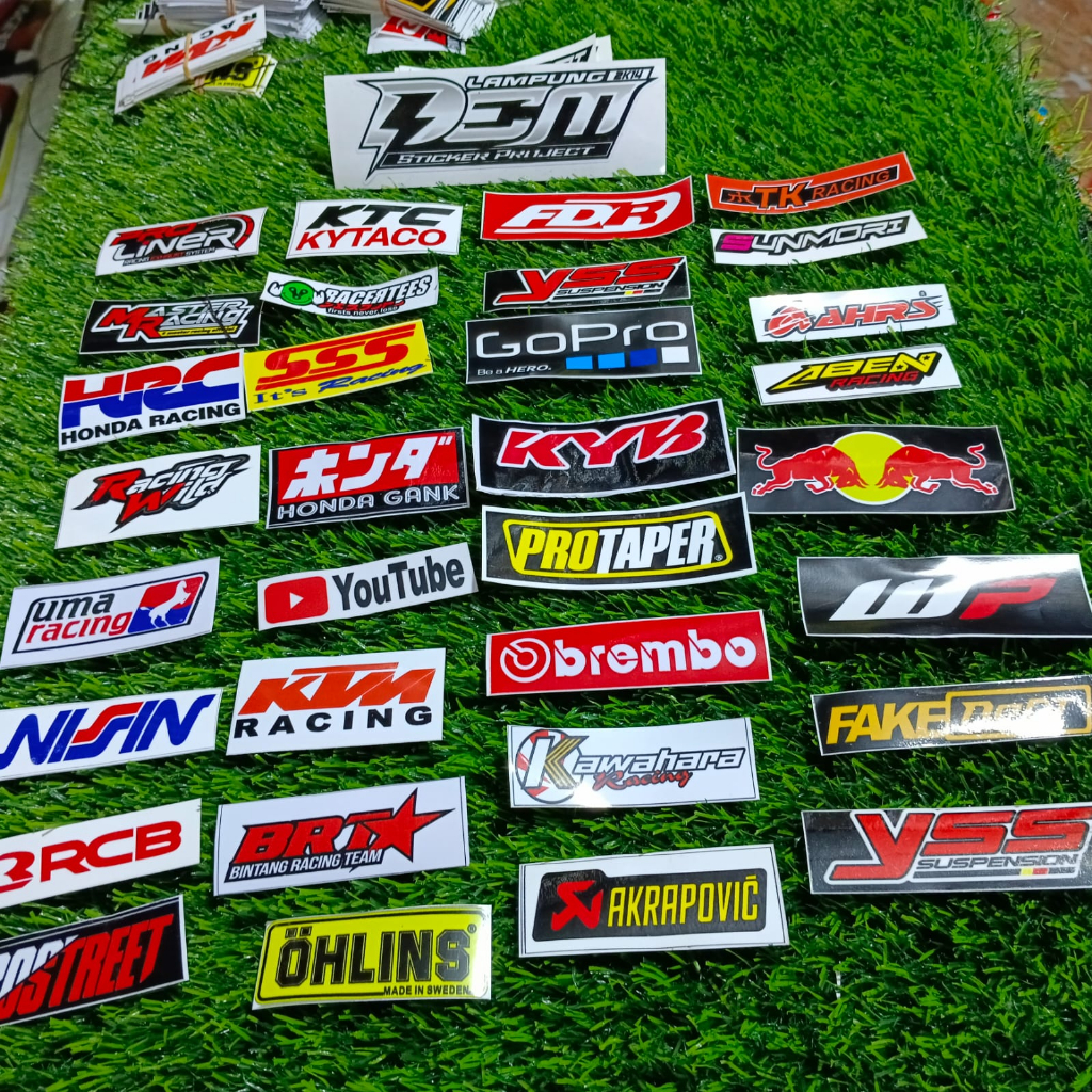 Jual stiker printing stiker logo logo racing stiker sponsor motor ...
